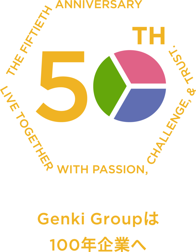 Genki Groupが創業50周年を迎えました。 - 元気村グループ 共に生きる